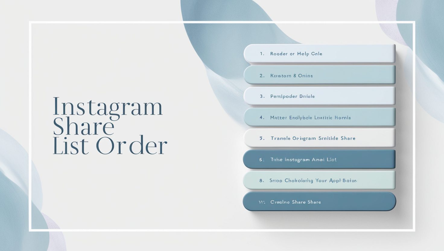 Irresistible Secrets to Mastering Instagram Share List Order